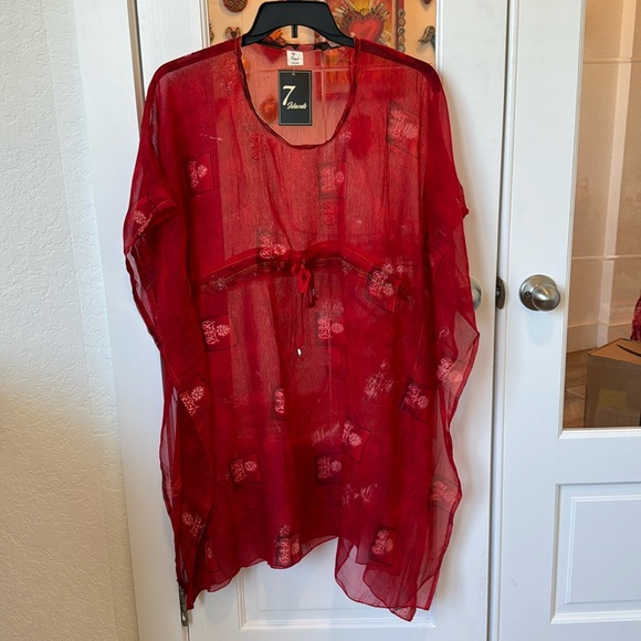 7 islands | Tops | Boho Chic Transparent Top Is So Gorgeous And Flowy ...